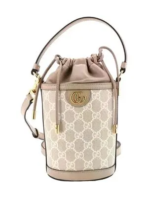 Gucci Ophidia Top Handle Mini Bucket Bag - Neutrals