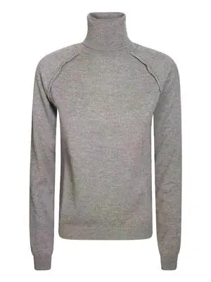DONDUP Roll Neck Long Sleeve Sweater - Brown