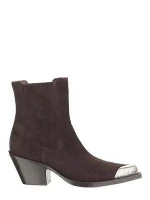 Paris Texas Dallas Cap-toe Ankle Boots - Brown