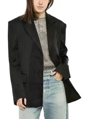 DIESEL® Satin Blazer - Black