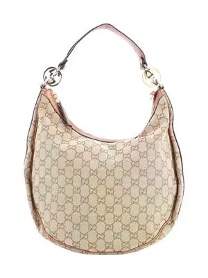 Gucci Gg Canvas Medium Hobo Bag - Brown