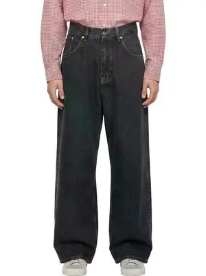 SUNFLOWER Straight-leg Five-pocket Jeans - Black