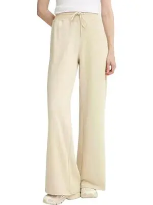 The North Face Essential Terry Wide Leg Sweatpants - Neutrals