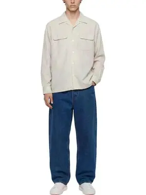 SUNFLOWER Check-pattern Flap-pocket Shirt - Neutrals