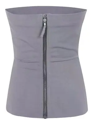 Rick Owens Bustier Strapless Panelled Top - Grey