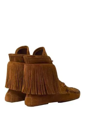 PARIS TEXAS Paris Texas Indiana Fringed Ankle Boots