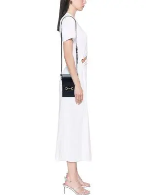 GUCCI Gucci 1955 Mini Leather Horsebit Crossbody Bag
