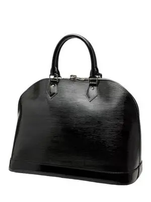 LOUIS VUITTON Louis Vuitton Electric Epi Alma GM Handbag Black