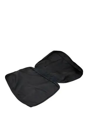 Prada Tessuto Zip Top Portfolio Pouch - Black
