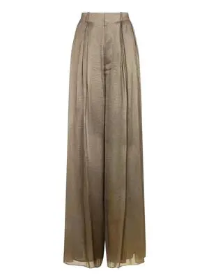 Ralph Lauren Pleated Palazzo Pants - Neutrals
