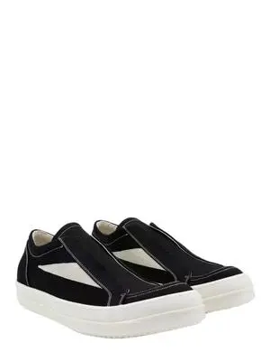 Rick Owens Laceless Slip-on Sneakers - Black