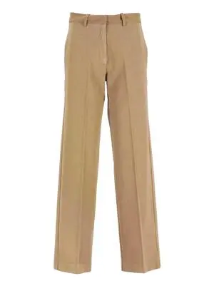 FORTE_FORTE Wide Leg Trousers - Brown