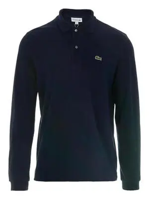 Lacoste Classic Fit Long-sleeved Polo Shirt - Blue