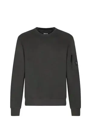 C.P. COMPANY Lens Detail Crewneck Sweatshirt - Grey