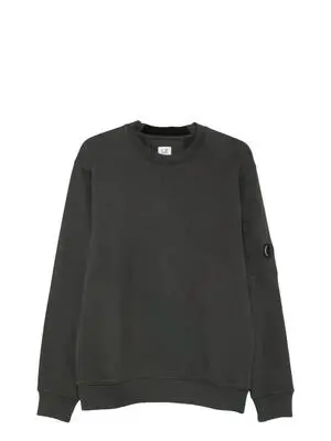 C.P. COMPANY Lens Detail Crewneck Sweatshirt - Grey