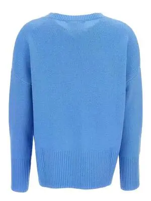 LISA YANG Lisa Yang Cashmere Crew Neck Sweater Blue