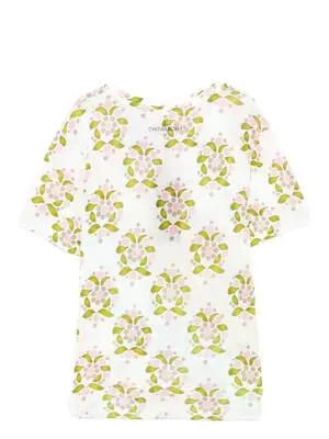 Cynthia Rowley Floral Print T-shirt - White