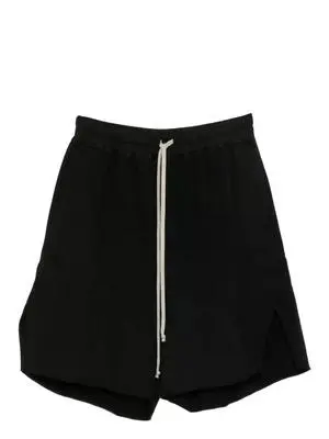 RICK OWENS Rick Owens DRKSHDW Drawstring Zip-Detail Cotton Shorts