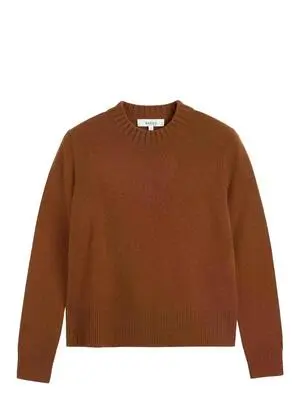 Chinti & Parker Cropped Ribbed Sweater - Brown