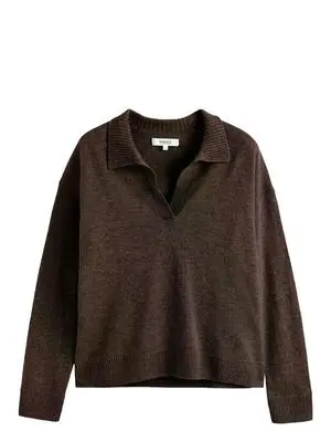 CHINTI & PARKER Chinti & Parker Collared Drop-Shoulder Sweater
