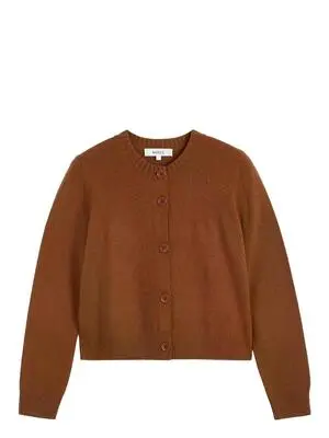 CHINTI & PARKER Chinti & Parker Basics Crew-Neck Button-Up Cardigan