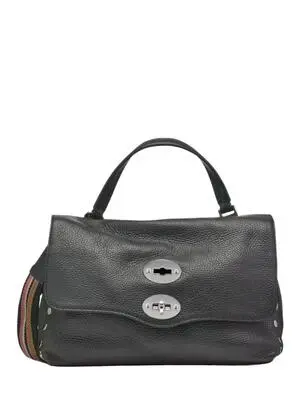 ZANELLATO Postina Stud-embellished Shoulder Bag - Black