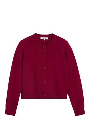 Chinti & Parker Crew Neck Cardigan - Red