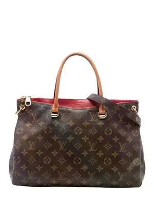 LOUIS VUITTON Monogram Canvas Pallas Mm Satchel - Brown