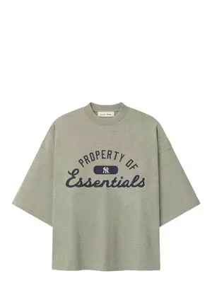 Fear Of God X New York Yankees Merch T-shirt - Grey