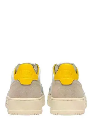 AUTRY Medalist Low Top Leather And Suede Sneakers - White