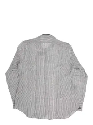 Corneliani Striped French-collar Shirt - White