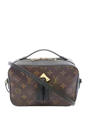 LOUIS VUITTON 2018 Saintonge Monogram Shoulder Bag - Brown