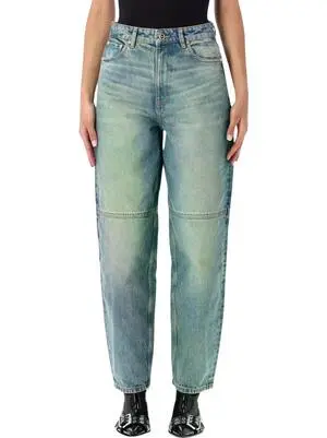 GANNI Stary Jeans In Tint Rigid Denim - Blue