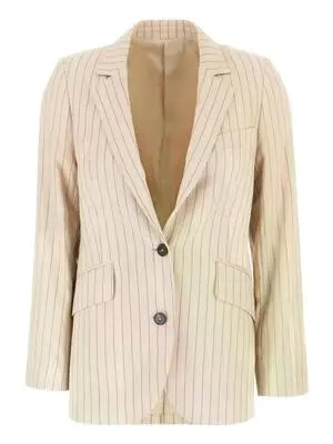 PAUL SMITH Paul Smith Sand Pinstripe Blazer