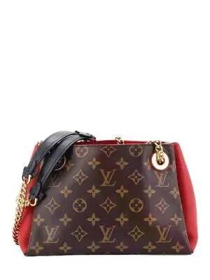 LOUIS VUITTON Louis Vuitton Monogram Canvas Leather BB Shoulder Bag Red