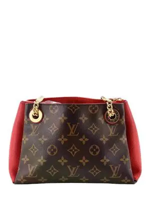 LOUIS VUITTON Monogram Canvas Leather Bb Shoulder Bag - Red