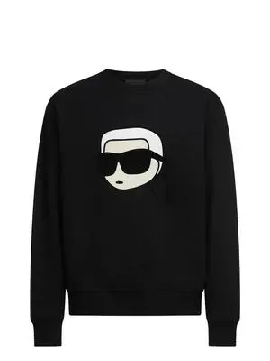 Karl Lagerfeld Ikon Karl Sweatshirt - Black