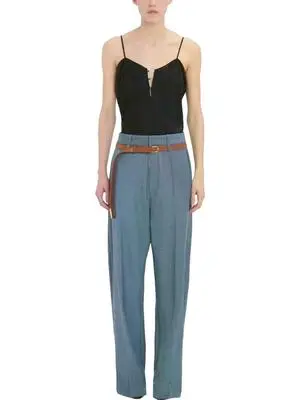 VICTORIA BECKHAM Victoria Beckham Wool Tailored Trousers
