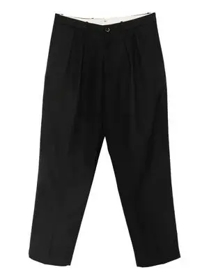 NINE:INTHE:MORNING Kai Pleated-front Tailored Trousers - Black