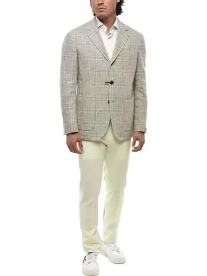 Corneliani Check-pattern Blazer - Neutrals