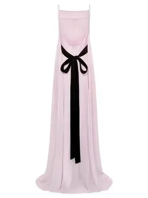 16Arlington 16Arlington Febe Bow-Detail Maxi Dress Pink