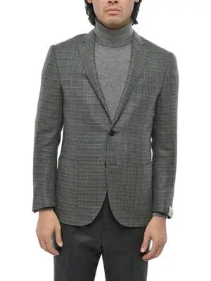 Corneliani Academy Soft Single-breasted Blazer - Grey