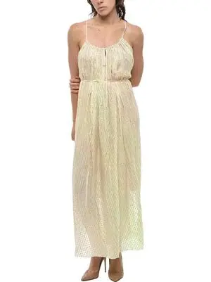 Stella McCartney Lurex Nadia Maxi Dress - Neutrals