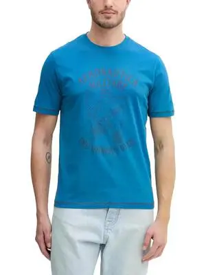 AERONAUTICA MILITARE Logo-print Short-sleeve T-shirt - Blue