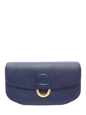 Hermès 2016 Cherche Midi Epsom Clutch Bag - Blue