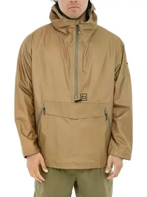Woolrich Half-zip Hooded Jacket - Neutrals