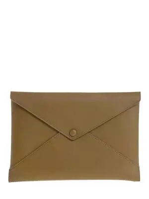 Il Bisonte Titania Envelope Clutch Bag - Neutrals