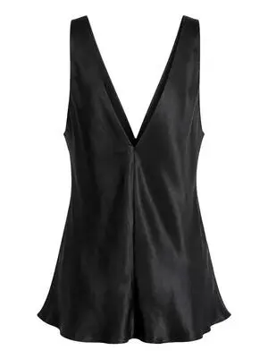 Maria Mcmanus Deep V-neck Sleeveless Top - Black