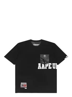 AAPE BY *A BATHING APE Moonface Patch-pocket T-shirt - Black