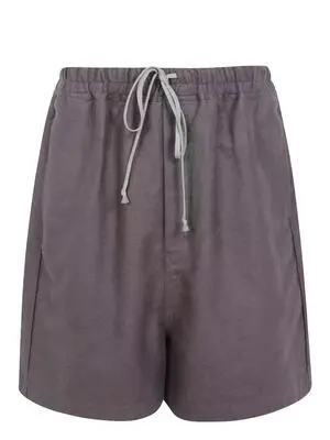 Rick Owens Faun Wide Leg Shorts - Grey